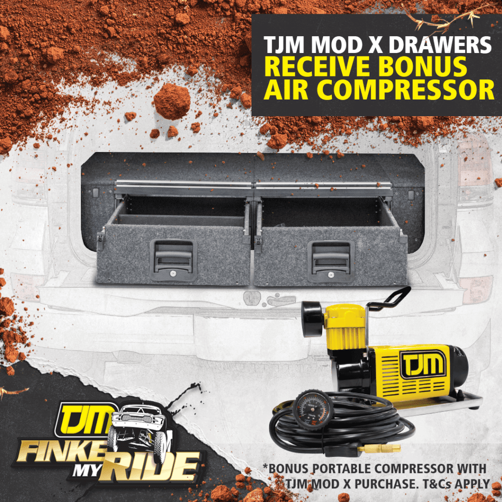 TJM Finke Compressor with Drawers | TJM Caboolture